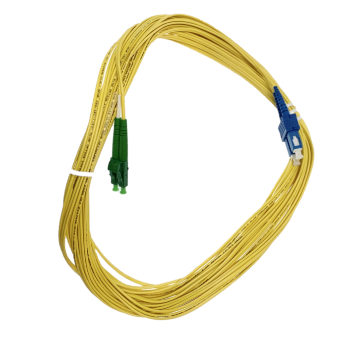 WIreWerks TPC-EPLCASCB-012 12 Meter LC/APc-SC/UPC Fiber Optic Jumper