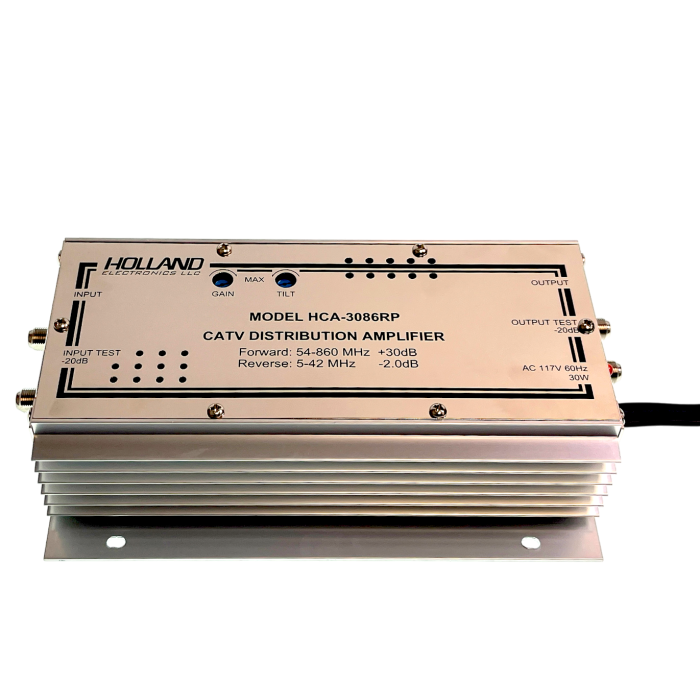 Holland Electronics HCA‑3086RP Hybrid CATV Amplifier