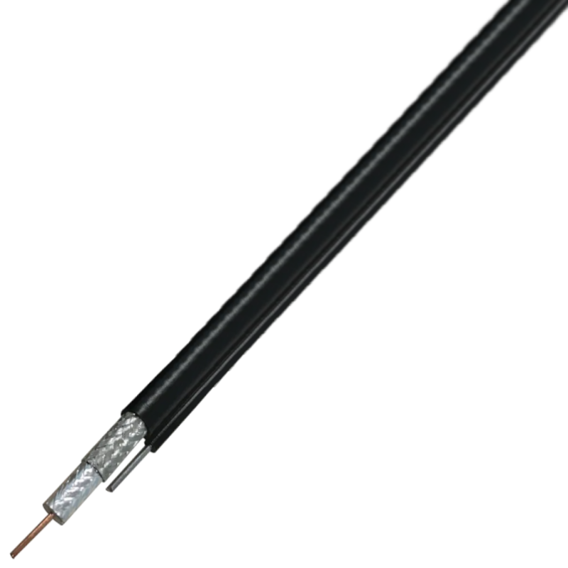 Times Fiber 778901 RG11 Trisheld Messenger Cable